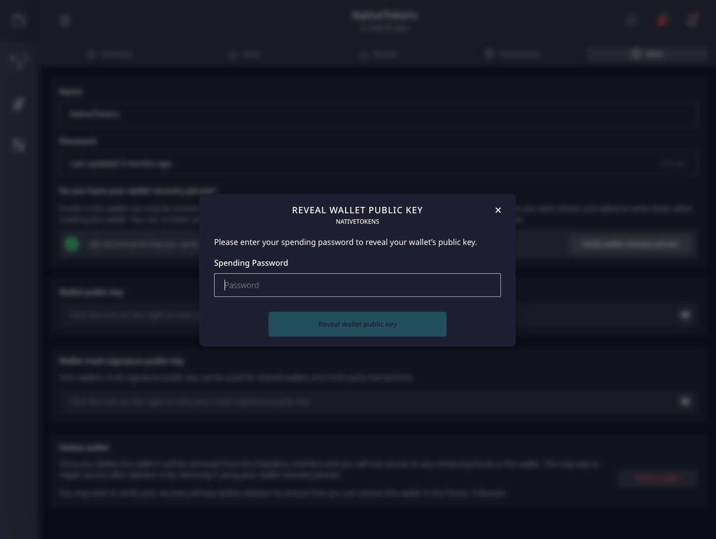 How to get wallet public key from Daedalus wallet – IOHK Support